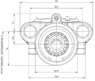 Hydraulic spring applied - air released sliding caliper brakes - Knott GmbH
