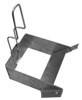 Wheel chock G36, galvanized sheet metal - Knott GmbH