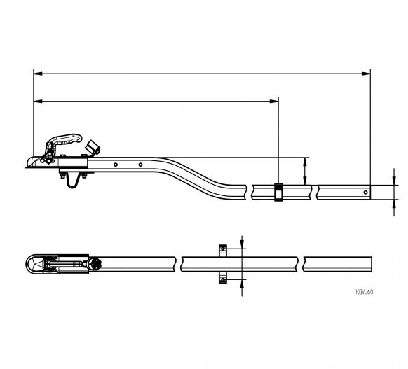 Drawbar, trailer drawbar, drawbar, V-drawbar, drawbar fork, drawbar ...