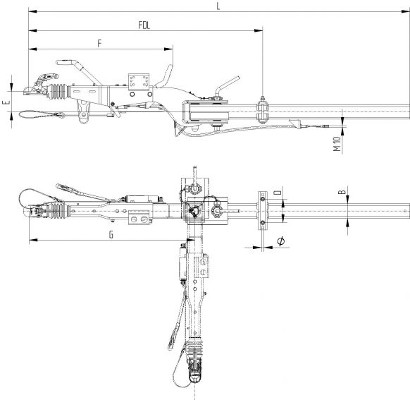 Overrun device KF 30-E, overrun device KRVDS, KRVDS, KF 30-E, overrun ...