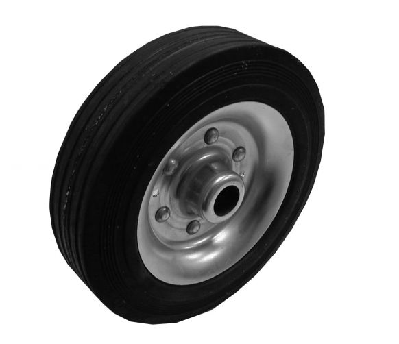 Solid rubber wheel metal rim - Knott GmbH