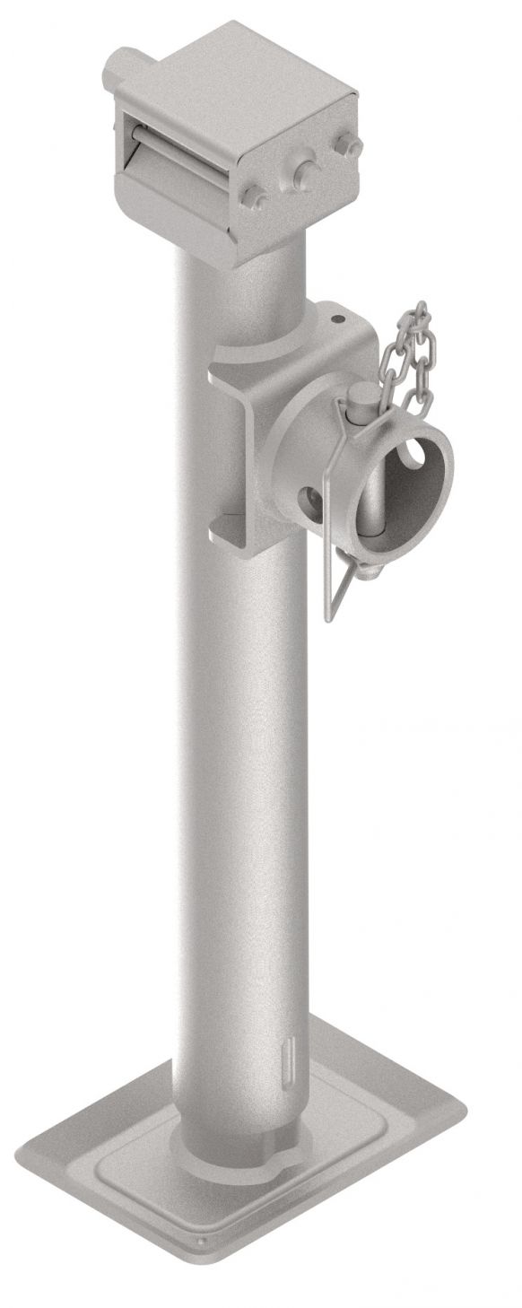 Support leg round - foldable - Knott GmbH