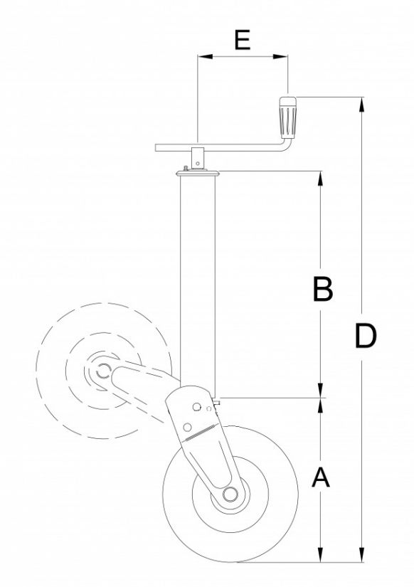 Support wheels for farm wagons, support wheel, support wheel fully ...