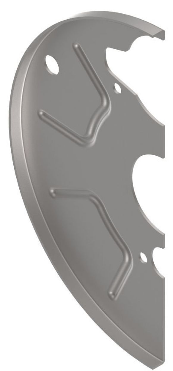 Cover plate, protective plate, anchor plate, shield, brake shoe plate ...