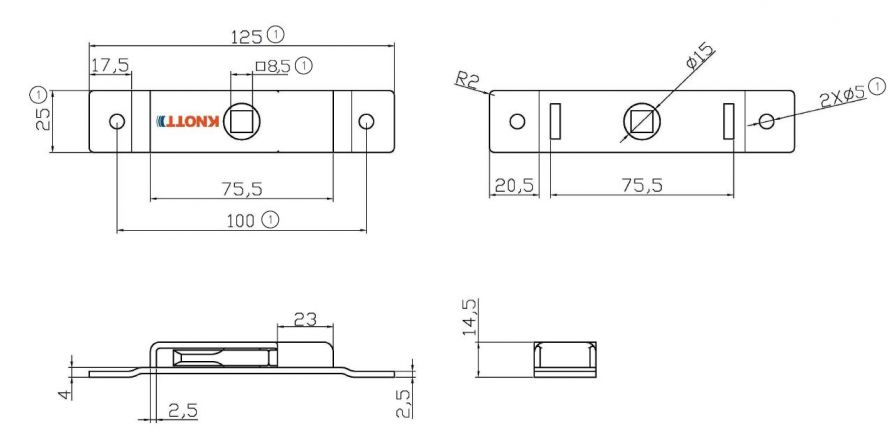 Budget lock galv. - Knott GmbH