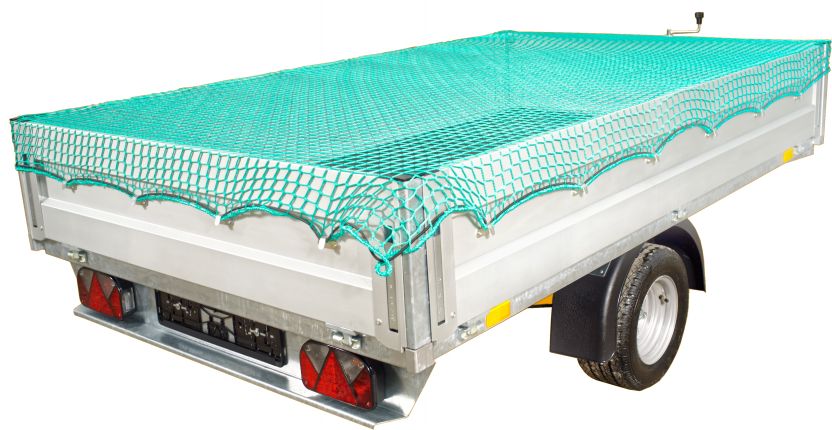 Load securing net, lashing net, protective net, safety net, trailer net ...