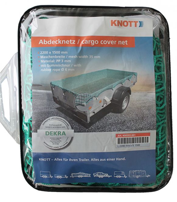 Load securing net, lashing net, protective net, safety net, trailer net ...