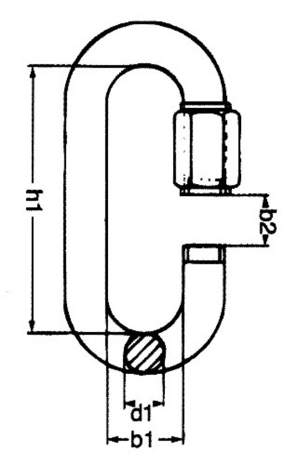 chain emergency link, quick connection, quick release, screw link ...