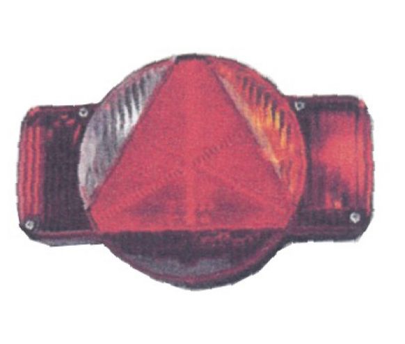 Aspöck Multipoint, rear light, tail light, lens, three-chamber tail ...