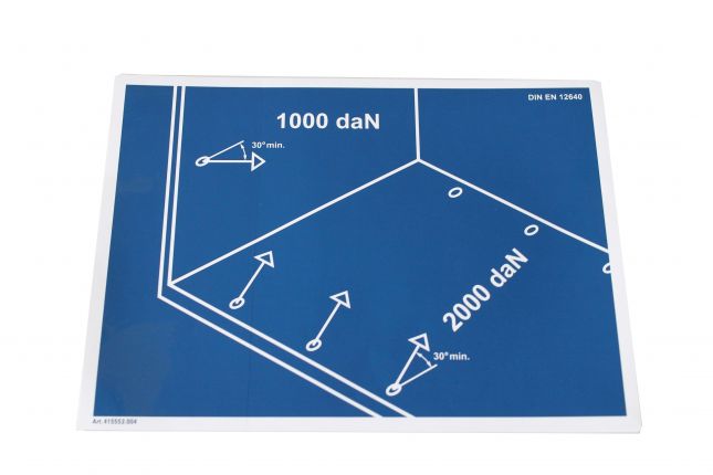 Lashing point sign, information sign, sign, trailer attachment parts ...