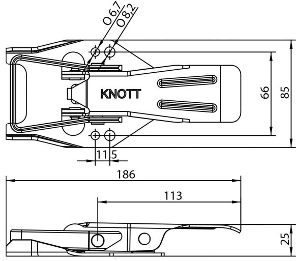 Long way lock, dropside lock, edging lock, shackle lock, latch lock ...