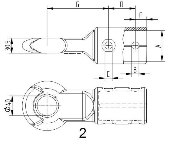 Drawbar eye compl. - Knott GmbH